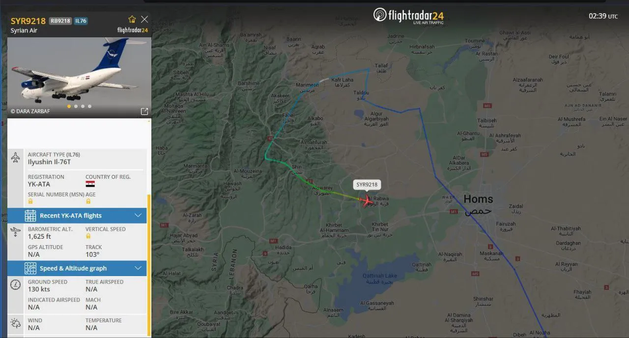 Терміново! Асад “все”. Літак, на якому він втікав, зник з радарів. Фото ...